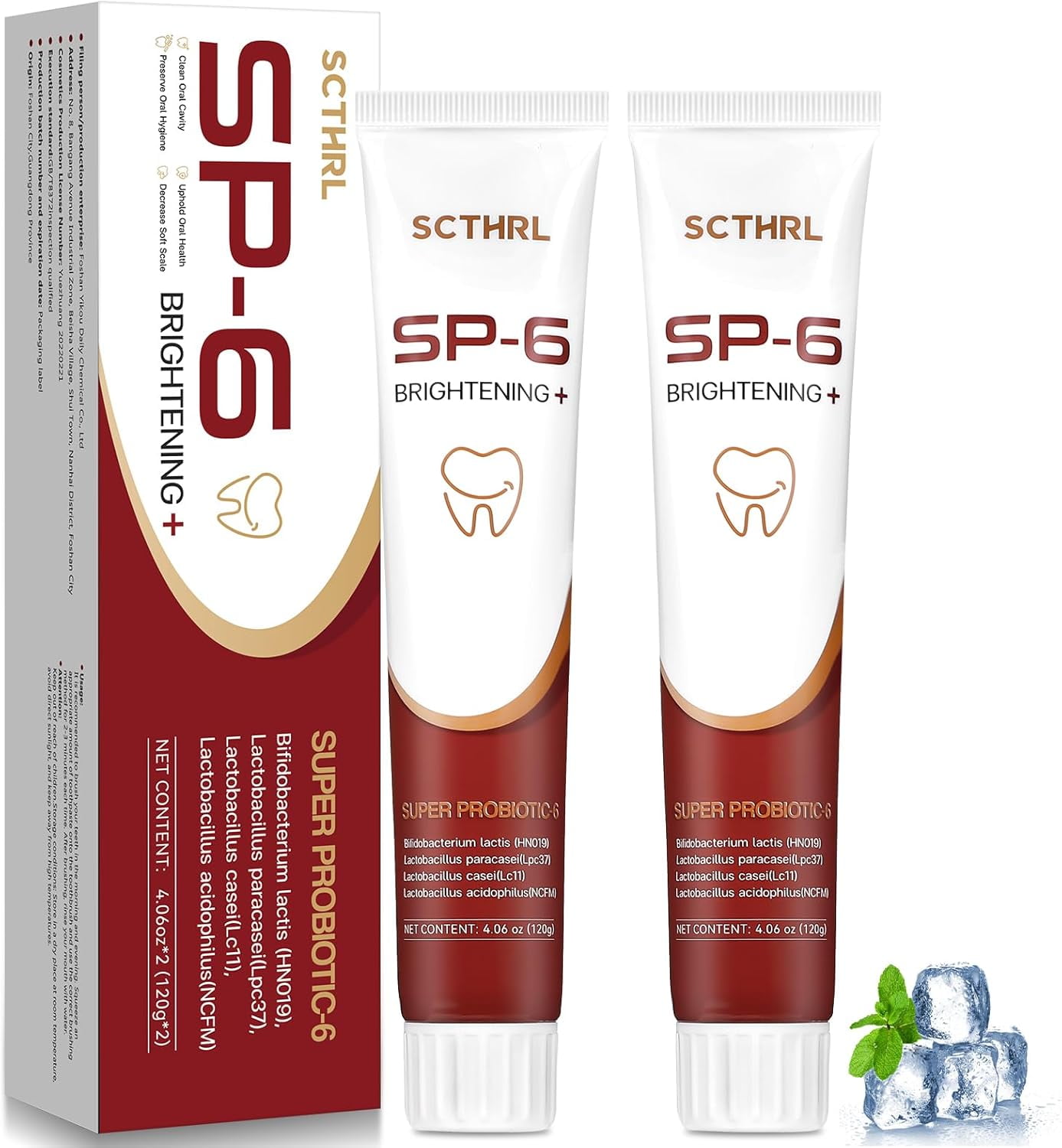 SP-6 Probiotic Ultra Whitening Toothpaste Upgraded, SP-6 New Version ...