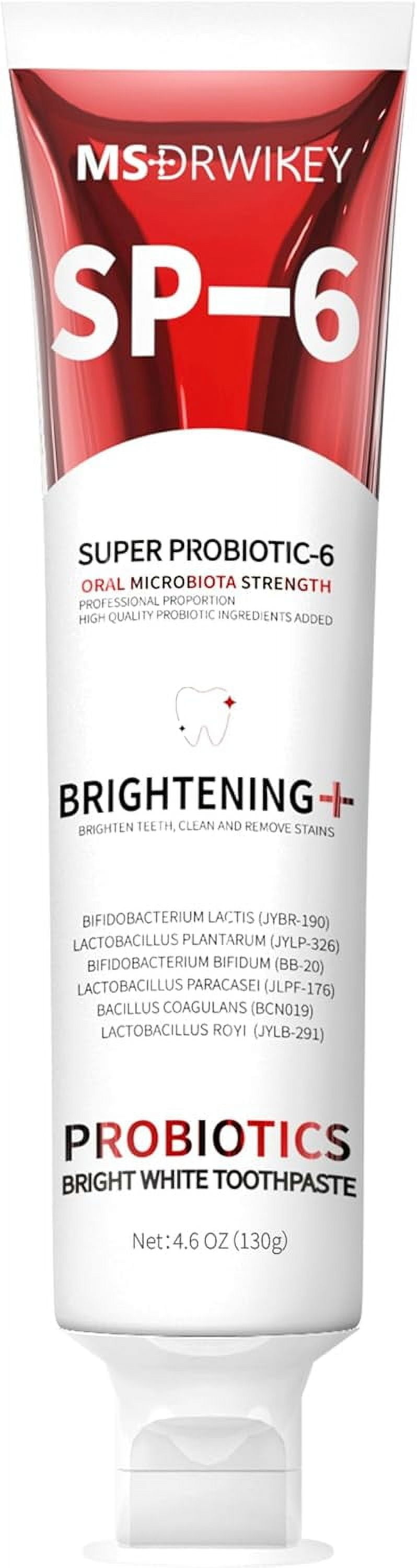 SP-6 Probiotic Toothpaste - Enhanced Formula with 6 Probiotics for ...