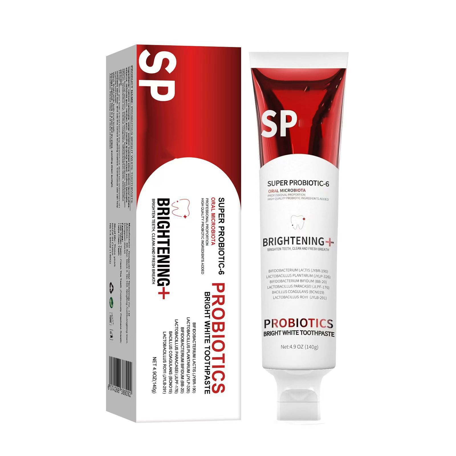 SP-6 Probiotic Whitening Toothpaste - Enhanced Formula with 6 ...