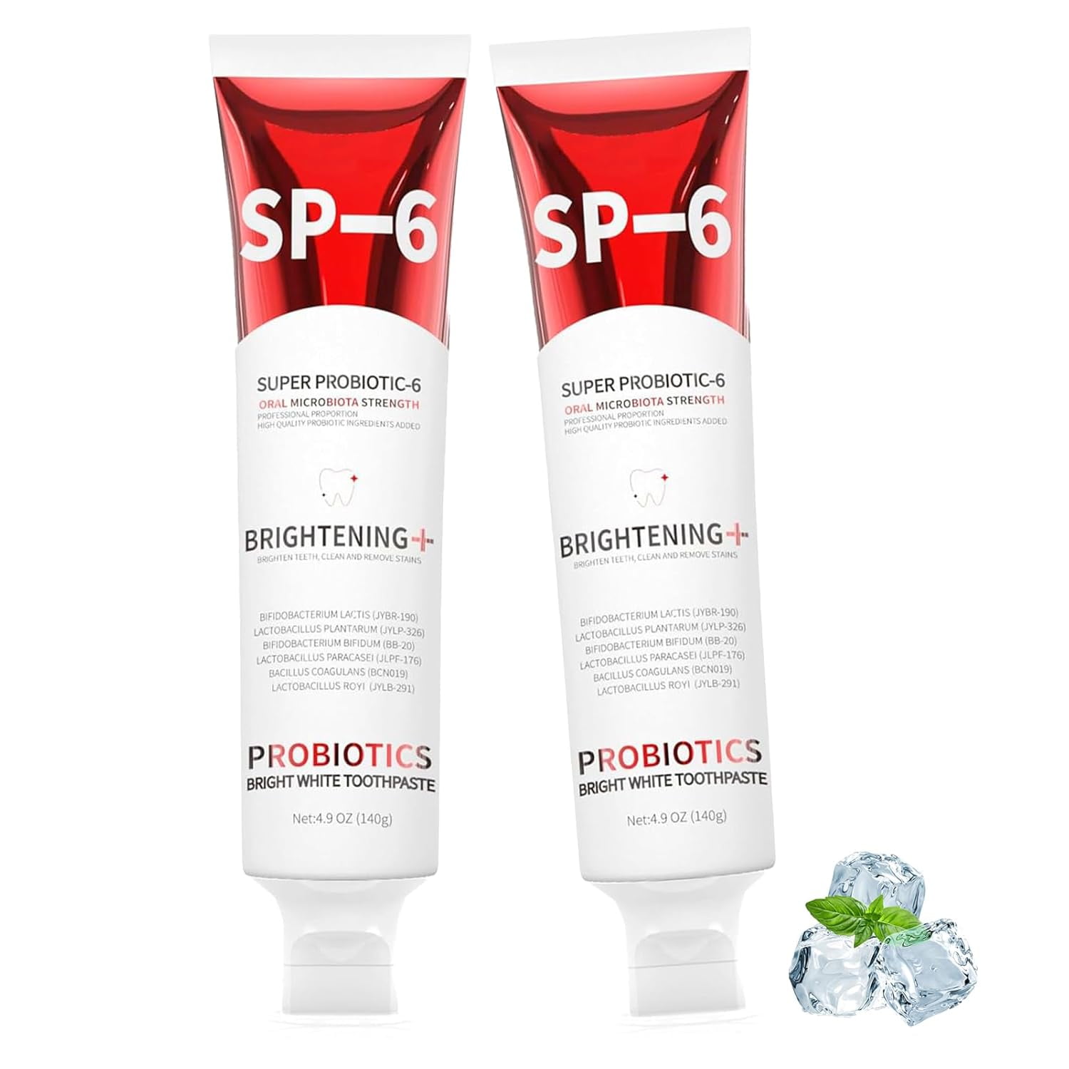 SP-6 Probiotic Whitening Toothpaste, Sp 6 Bright White Toothpaste with ...