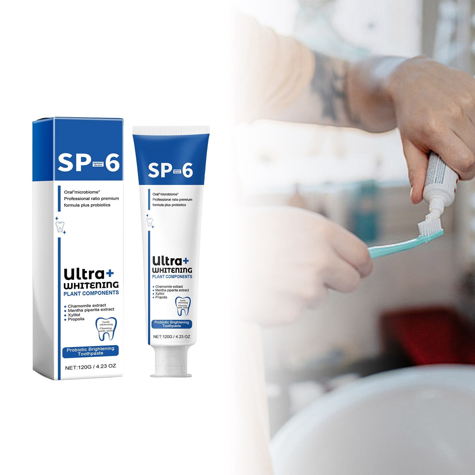 SP-6 Ultra Whitening Toothpaste,Toothpaste Brightening,Probiotics ... SP-6 Ultra Whitening Toothpaste,Toothpaste Brightening,Probiotics ...