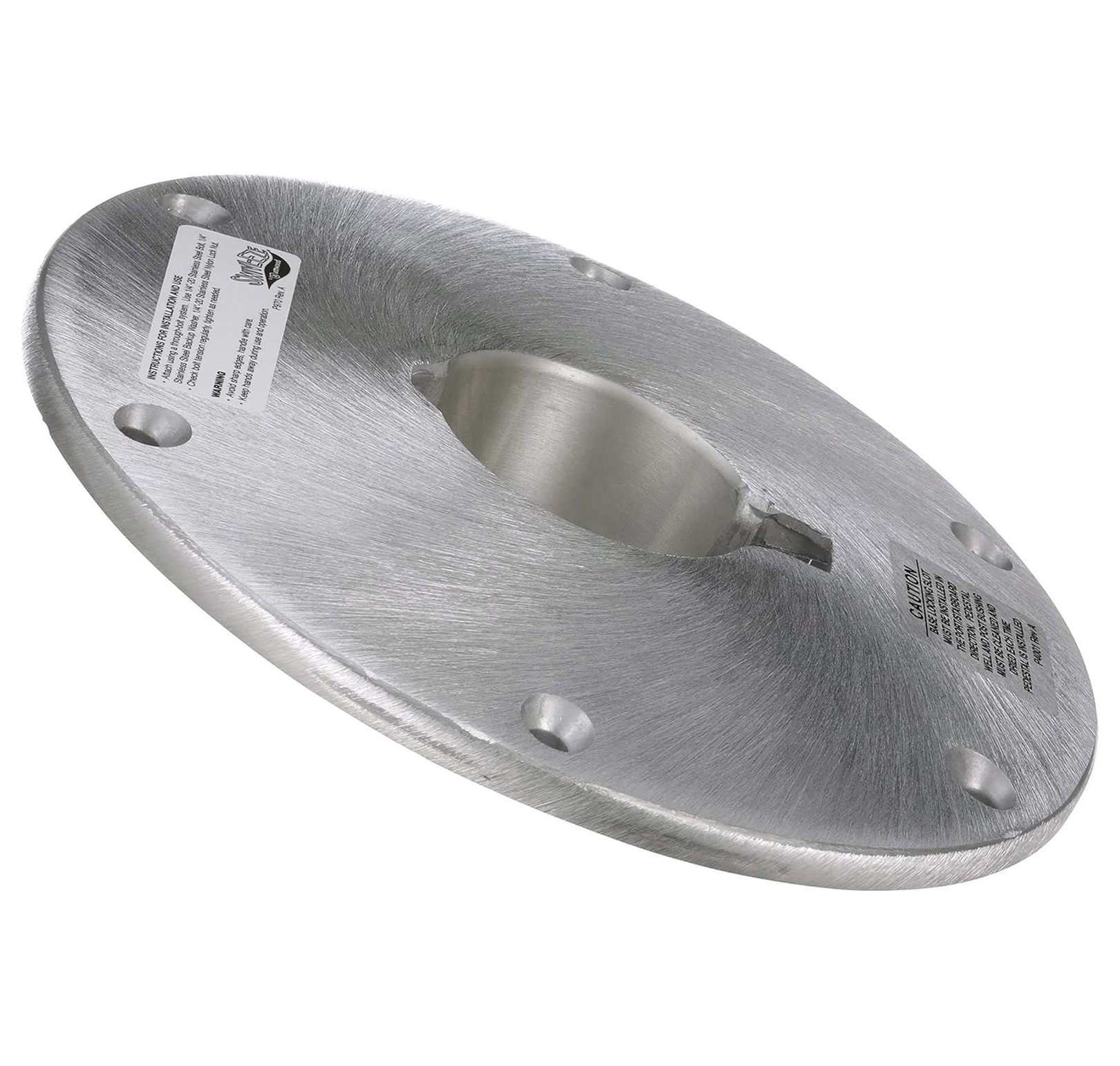 SP-68914 Wedge 2-Inch Base Plate, Round, 9-Inch Diameter, Brushed ...