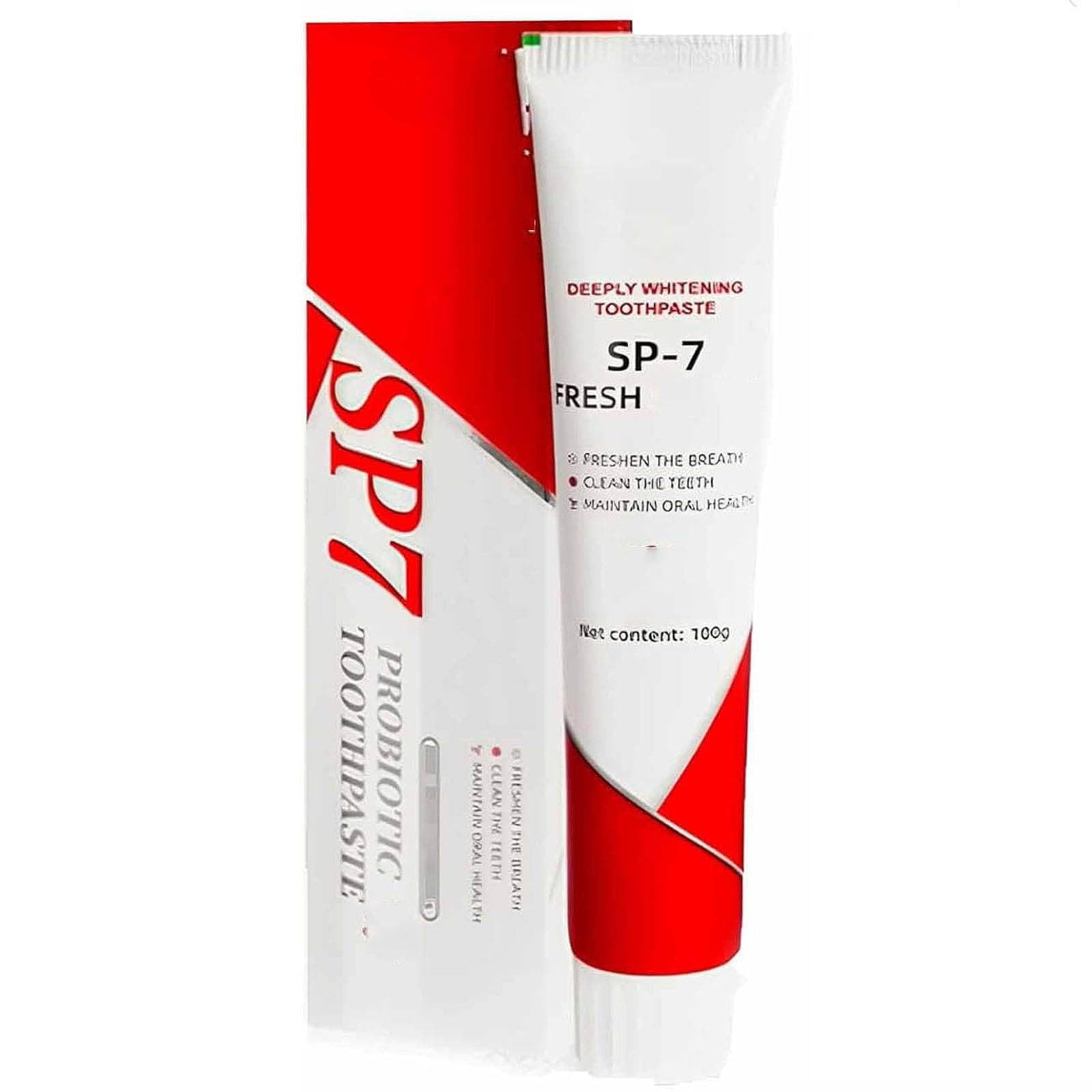 SP 7 Probiotic Teeth Care Toothpaste Stain Removal Freshens Breath and Maintains Gums Toothpaste ...