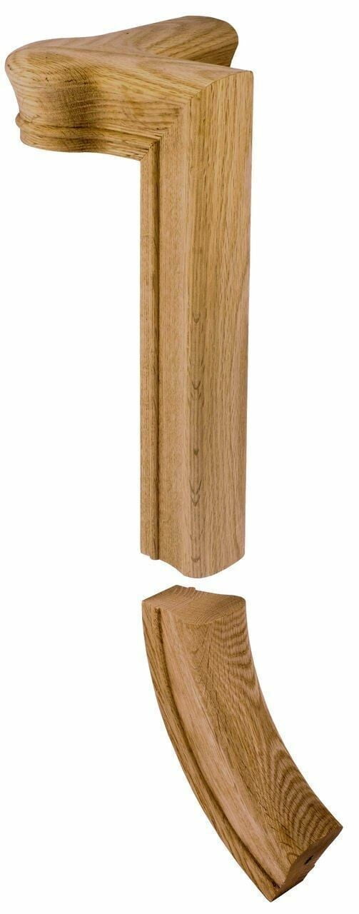 SP-7086 Right Hand Red Oak 2-Rise Gooseneck with Quarter-turn Cap ...