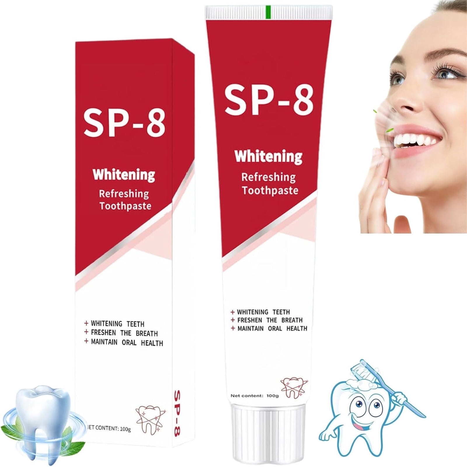 ONLYEOR SP-8 Pasta Dental, 100g, Deep Cleaning, Fresh Breath, Whitening ...