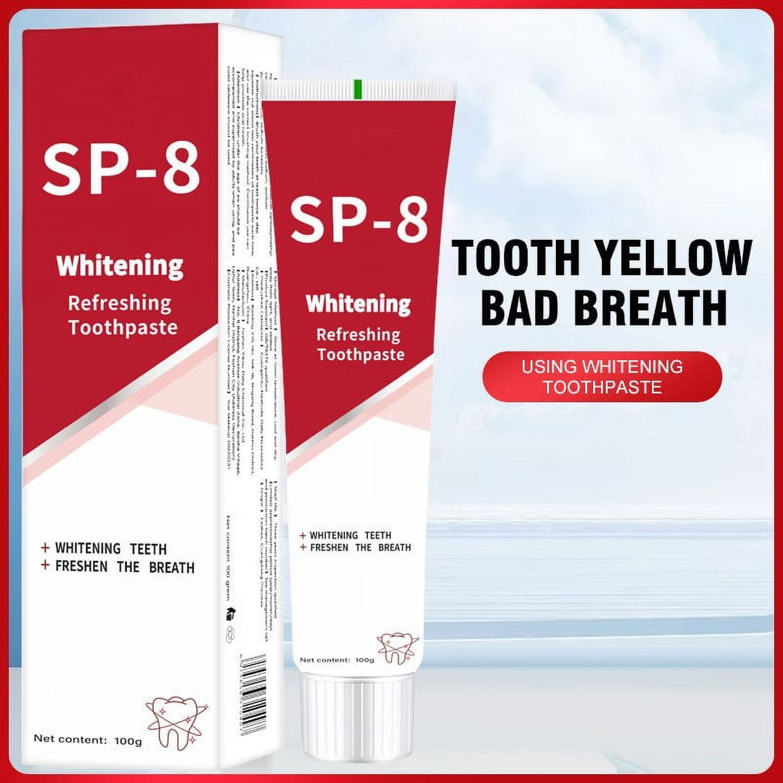 SP-8 Probiotic Toothpaste Ultra Whitening Toothpaste SP8 Ultra ...