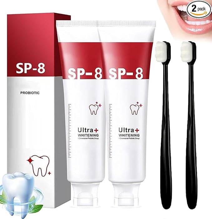 SP 8 Probiotic Toothpaste Whitening, SP 8 Ultra Whitening Toothpastec ...