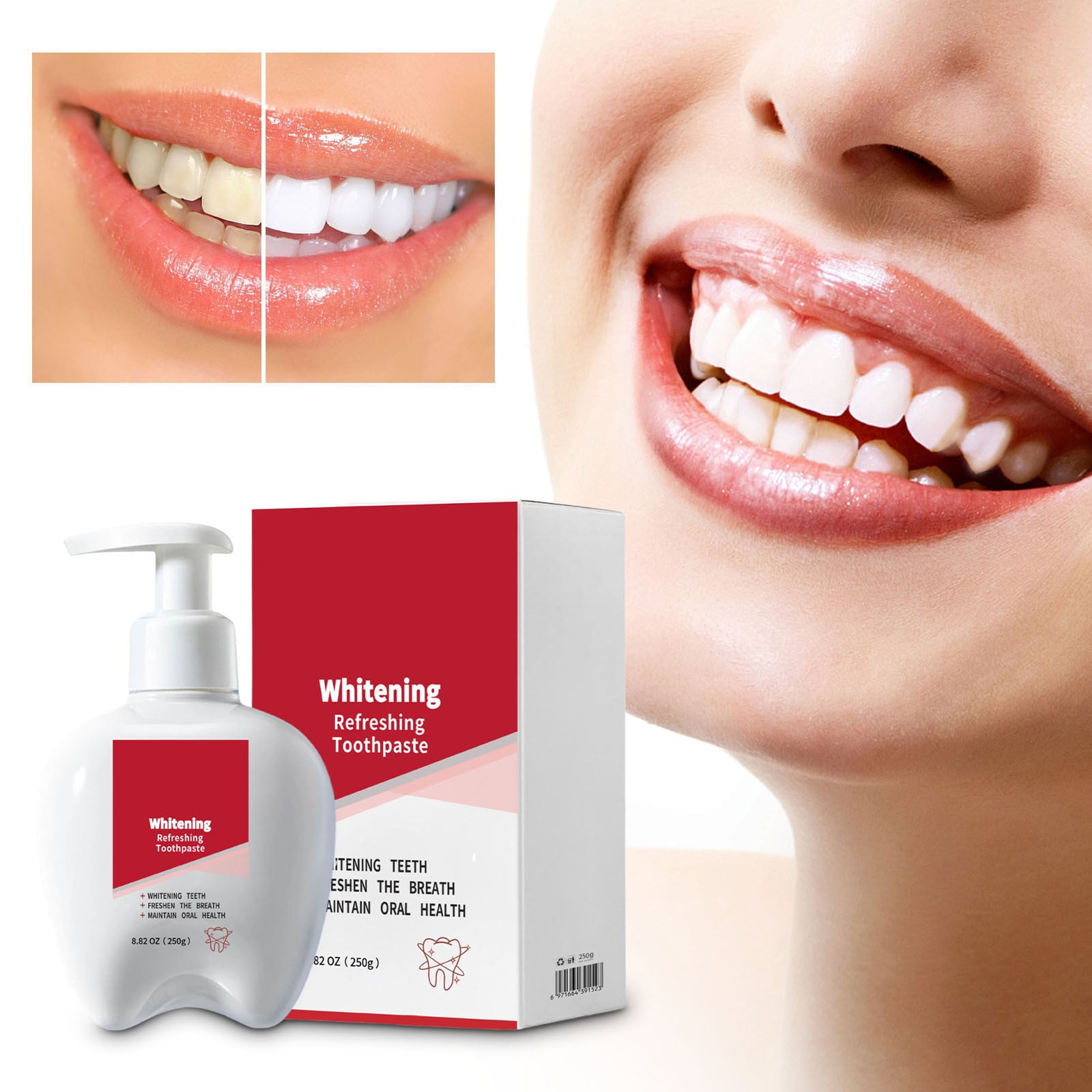 SP-8 Toothpaste for Oral Cleaning and Yellowing Teeth Protection, Firms ...
