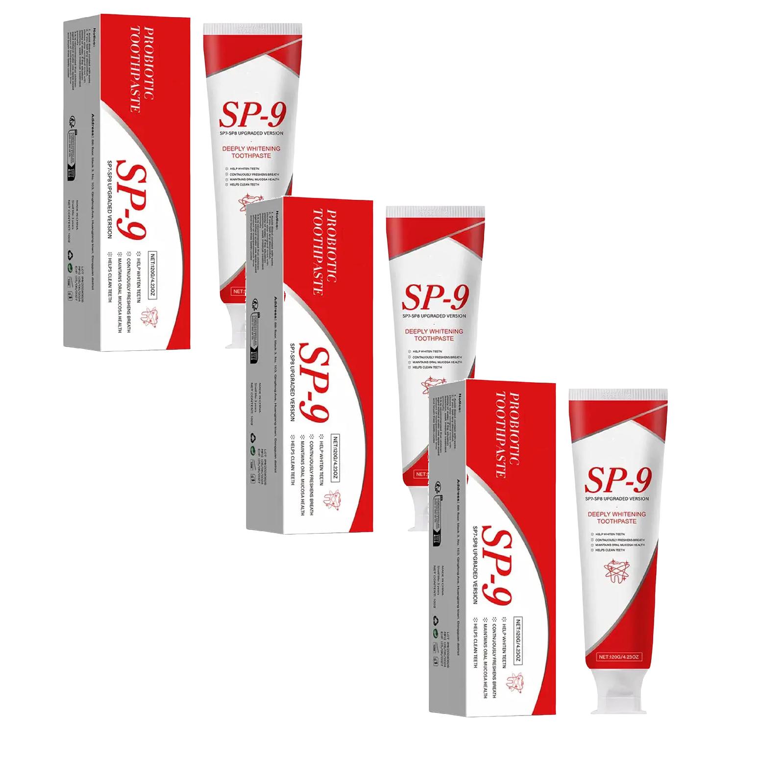 SP-9 Probiotic Toothpaste â Ultra , Deep Clean Care, Stain Removal ...