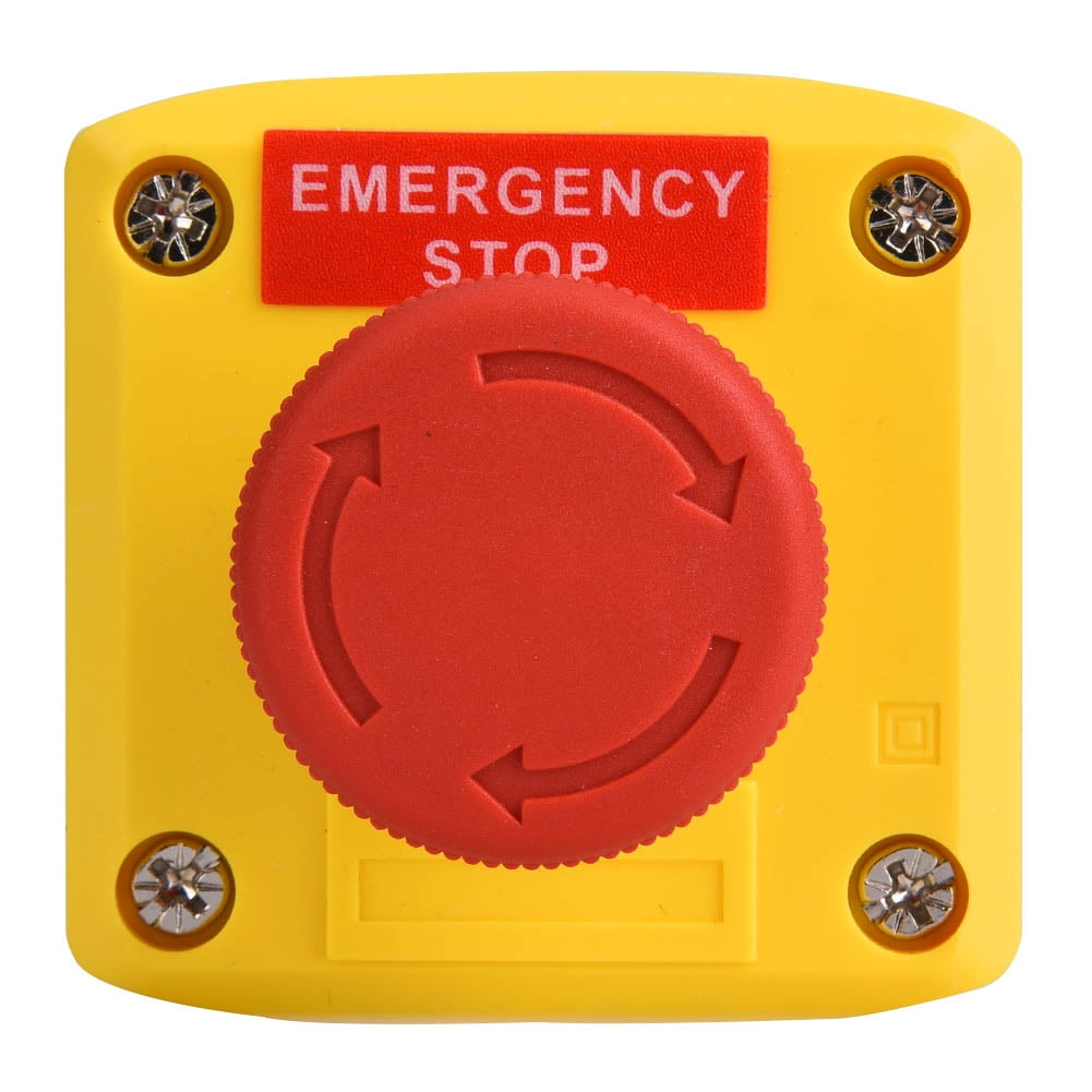 SP-A001 Emergency Stop Push Button, Red Sign Emergency Stop Push Button ...