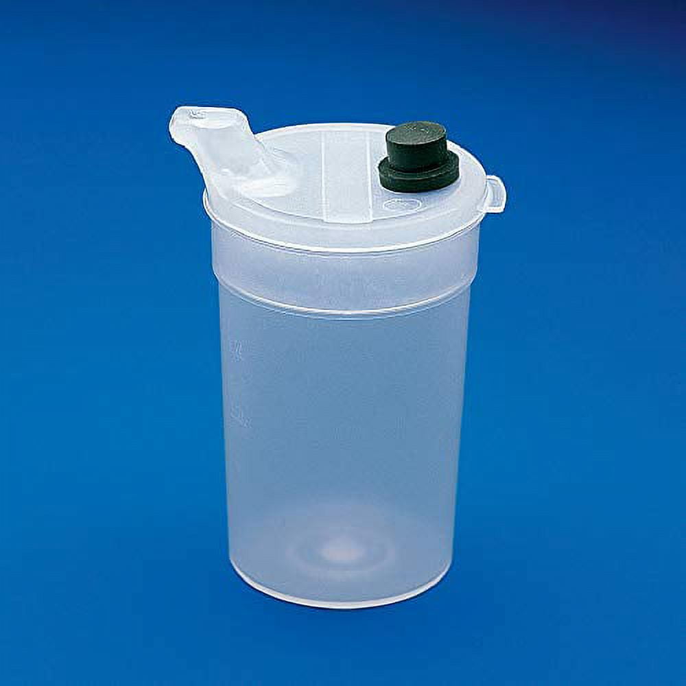 SP Ableware Flo-Trol Vacuum Feeding Cup and Lid with Soft Rubber Air ...