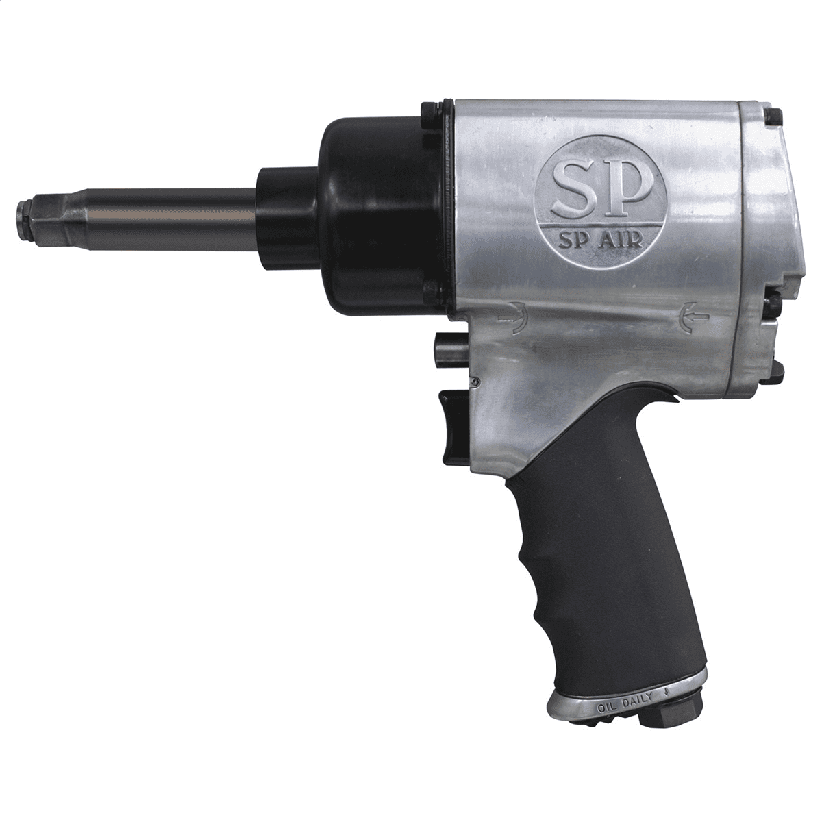 SP Air Corporation 1/2 in. HD Impact Wrench w/ 2 in. Ext Anvil ...