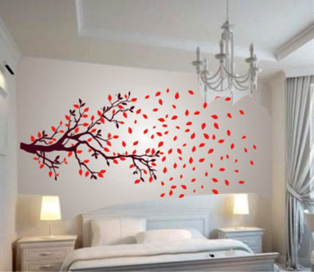 SP Decals Lovely Autumn Tree Wall Sticker PVC Vinyl 30 x 90 x 2 ...