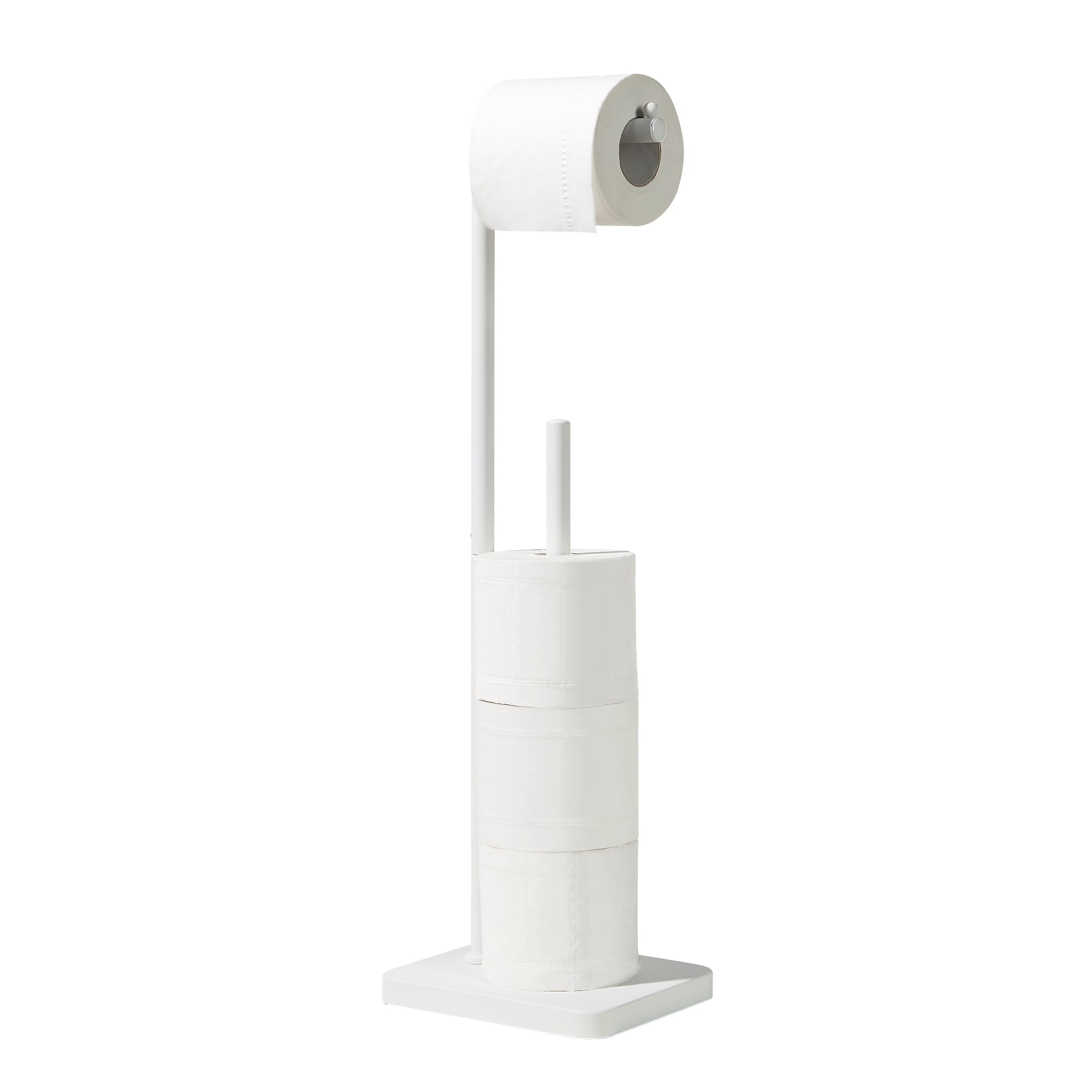 SP TP Holder with Rectangle Base-White - Walmart.com