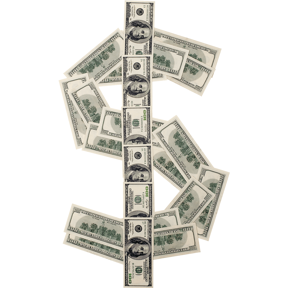 SP12478 Dollar Sign Cash $ Prop Decoration Prize Cardboard Cutout ...