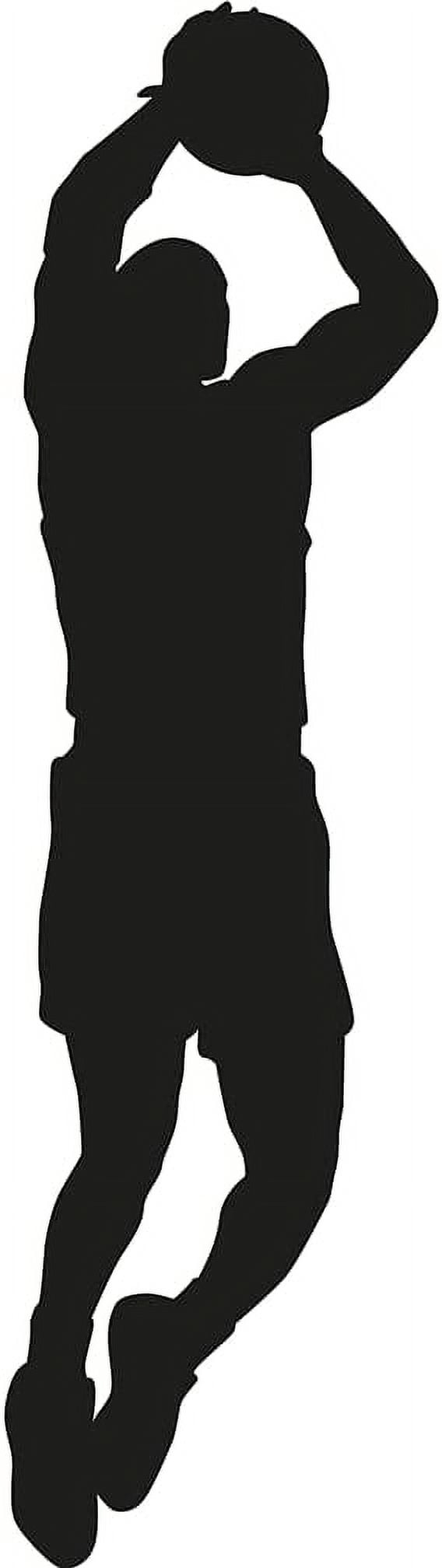 SP12493 Basketball Player Shooting Hoops Silhouette Cardboard Cutout ...