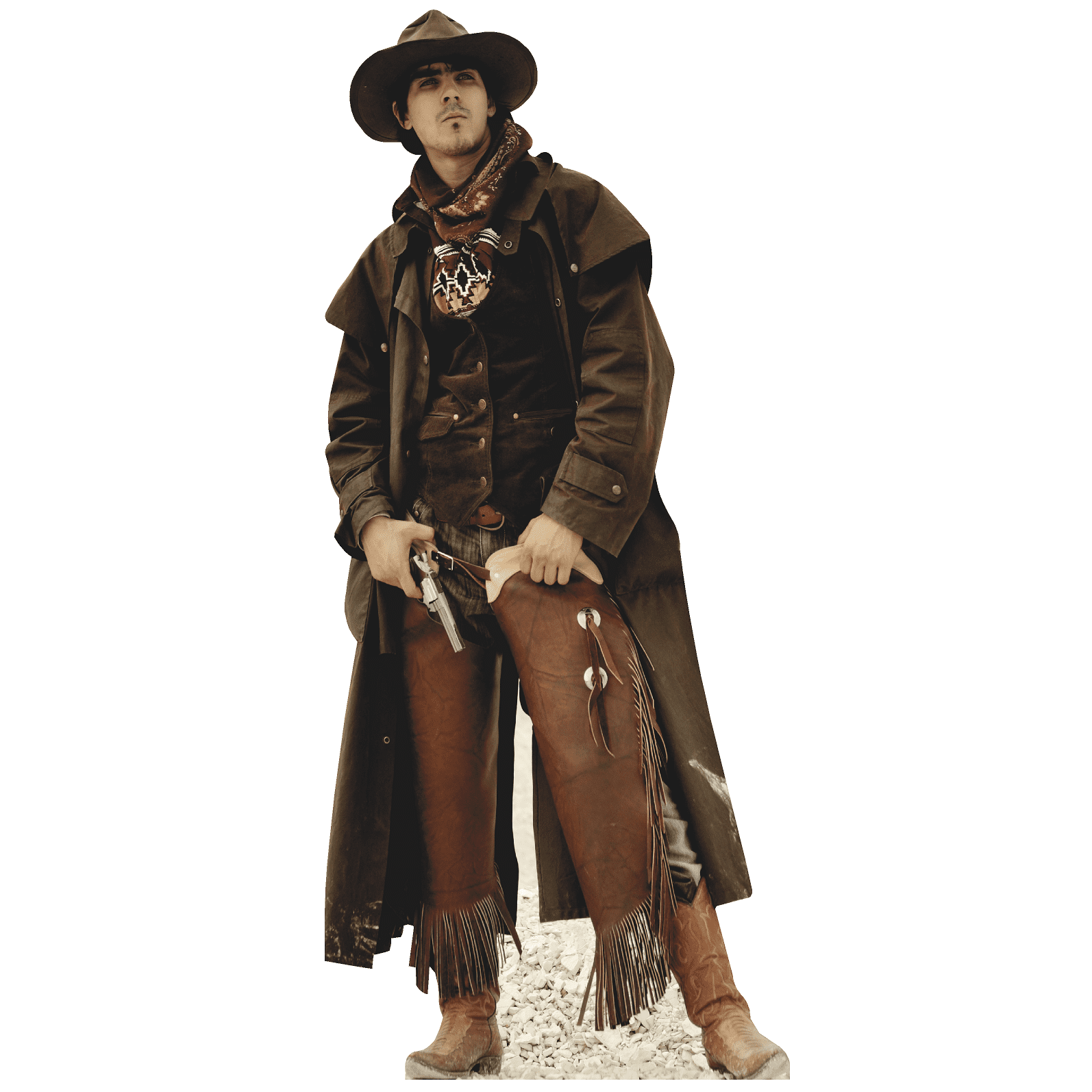 SP12633 Outlaw Bandit Cowboy 1883 Yellowstone Western Cardboard Cutout ...
