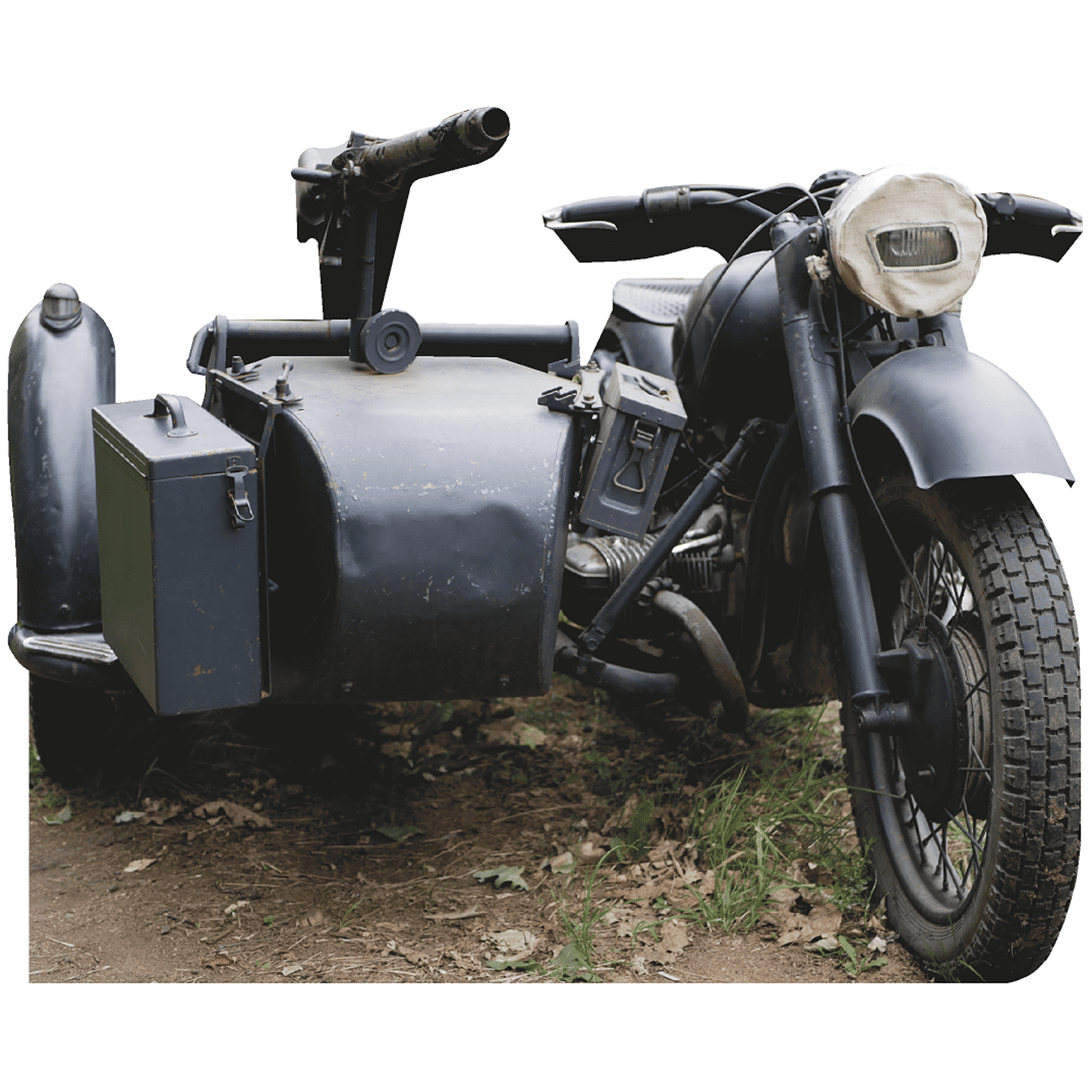 Wet Paint Printing German WWII Motorcycle Sidecar Paper & Cardboard ...