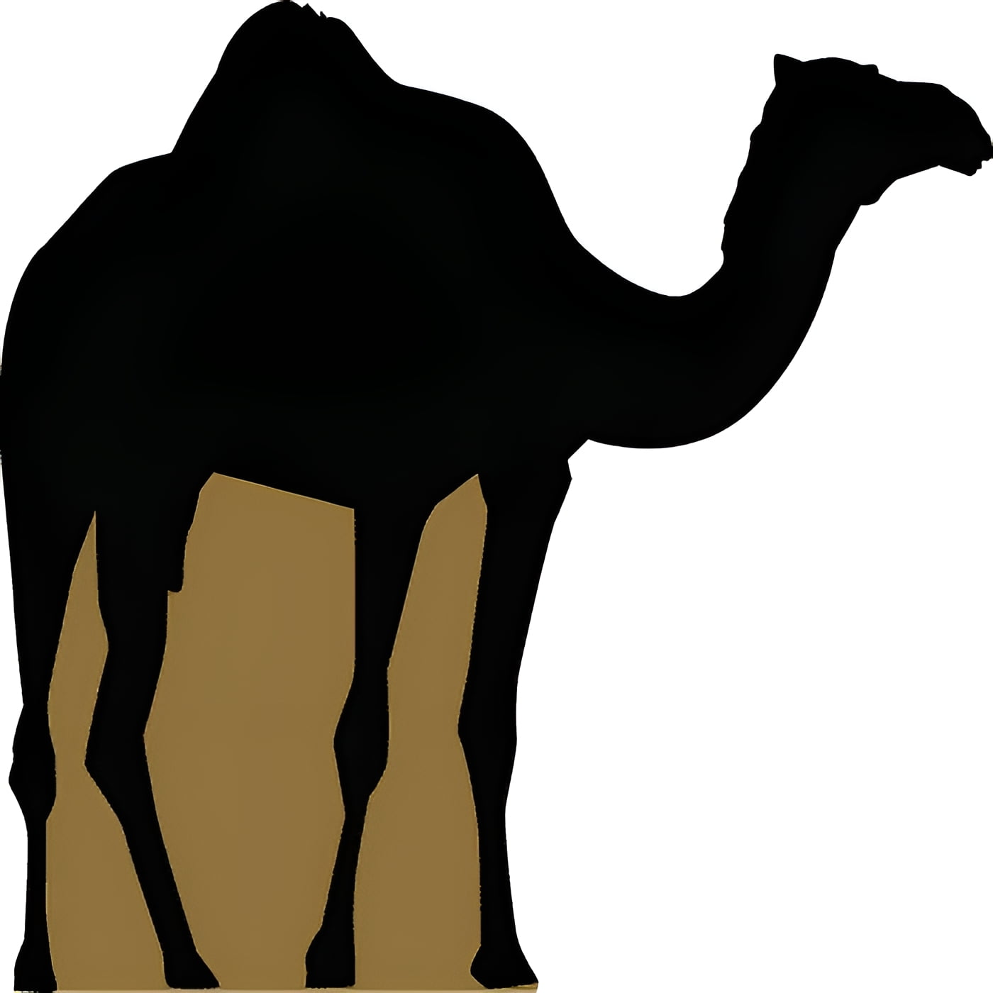 SP12744 Lifesize Arabian Camel 78x78in 1 Hump Desert Animal Silhouette ...