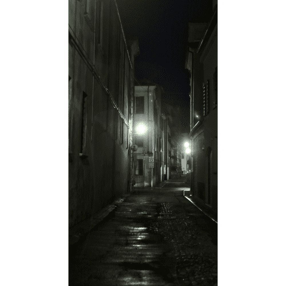 SP12785 Italian Town Alley After Light Rainfall at Night Backdrop ...