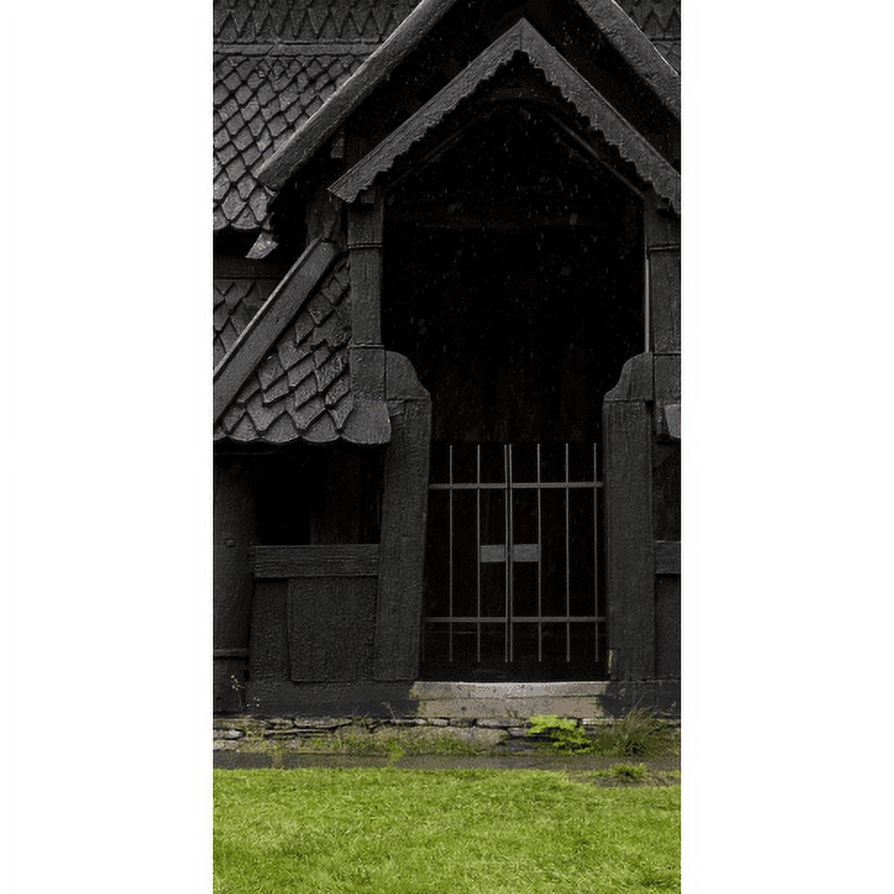 SP12797 Historical Medieval Gothic Black Norwegian Black Church Norway ...