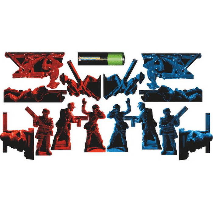 SP12802 Red VS Blue Toy Army Soldier Men Plastic Infantry Figures ...