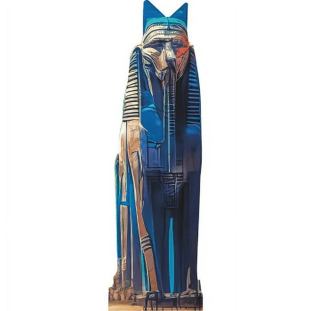 SP12850 Fantasy Cat Sphinx Statue Egyptian Civilization Neon Cardboard ...