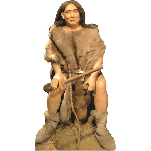SP12856 Paleolithic Man Caveman Cave Fur Pelt Cardboard Cutout Standup ...