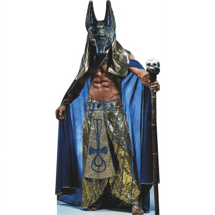 SP12867 Anubis Ancient Egyptian Pharaoh Mask Staff Skull Cardboard ...
