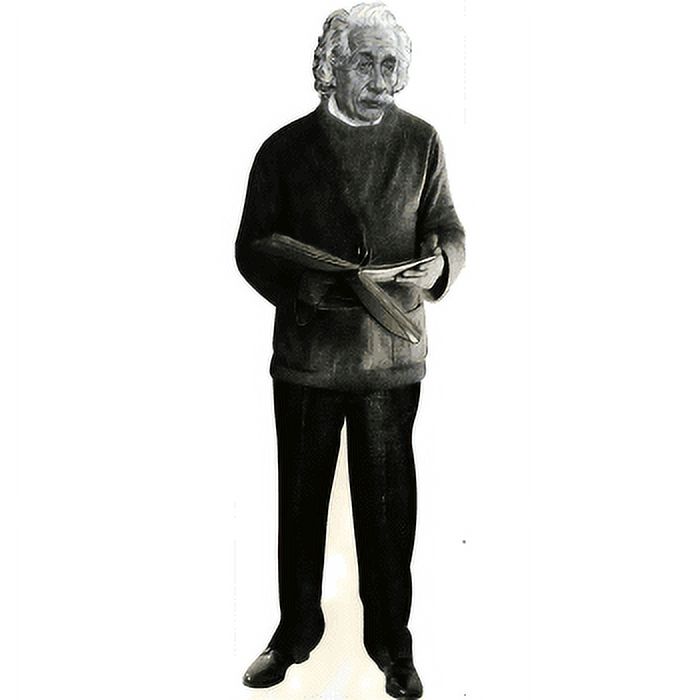 SP12871 Albert Einstein Sweater Book Illustration Cardboard Cutout ...