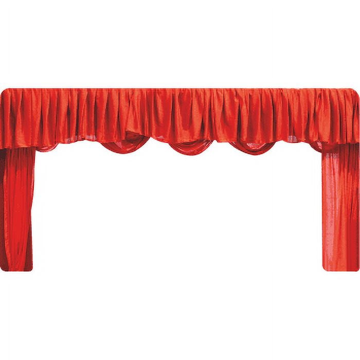 SP12941 Wide Theater Red Curtain Stage Puppet Show Stand In Cardboard ...