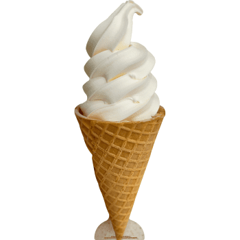 SP12950 Vanilla Ice Cream Waffle Cone Cardboard Cutout Standup Standee ...