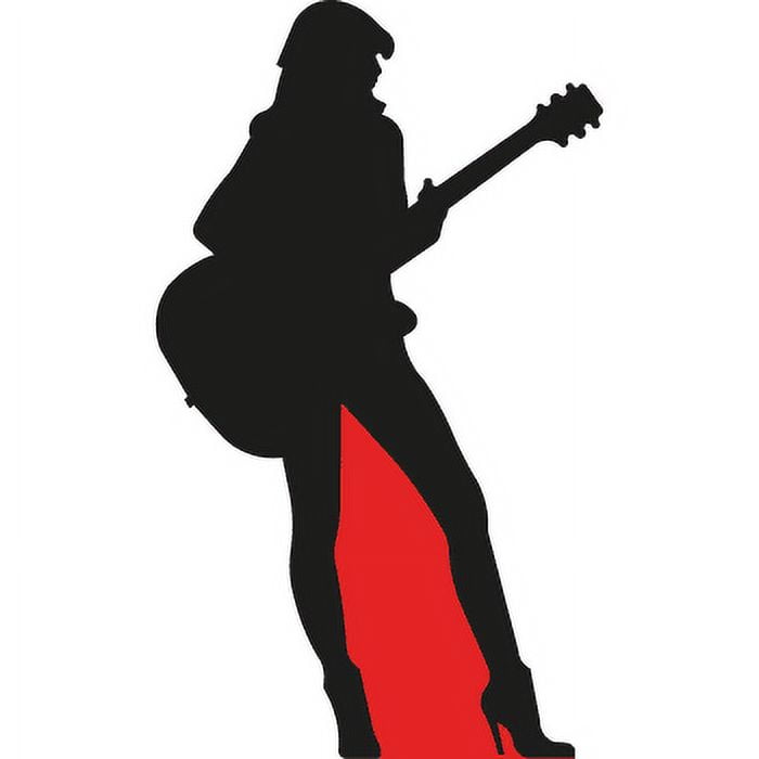 SP12996 Skinny High Heel Boot Guitar Girl Bad Reputation Era Folk ...