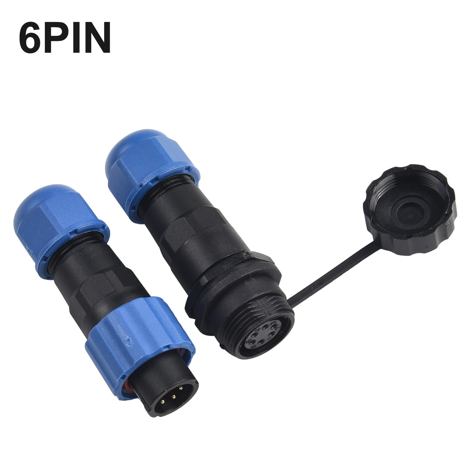 Sp13 Ip68 Waterproof 2,3,4,5,6,7 Pin Plug And Socket Inline Connector ...