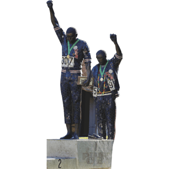 SP13030 Black Power Salute 1968 Olympic Mexico Games Monument Cardboard ...