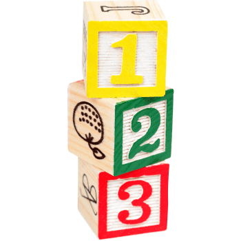 SP13073 Giant 90in Number Blocks Baby Toddler Toy Prop Cardboard Cutout ...