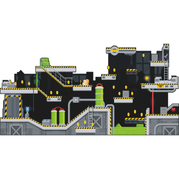 SP13079 2D Video Game Super Smash Hedgehog Brother Chemical Zone ...