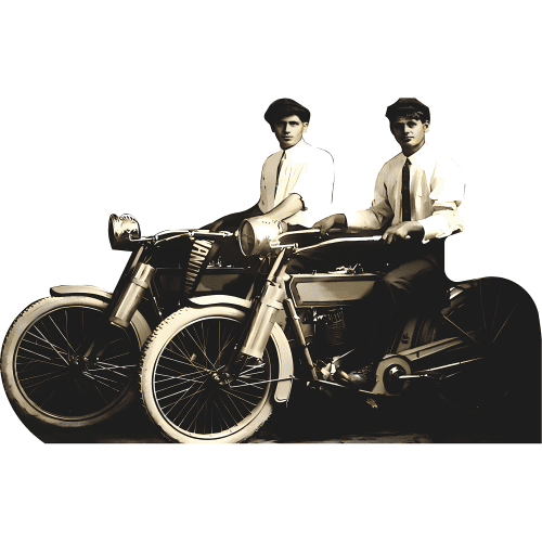 SP13113 Arthur Davidson William Harley Motorcycles Cardboard Cutout ...