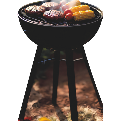 SP13128 Cook Out BBQ Burgers Grill Corn Tomatoes Cardboard Cutout ...