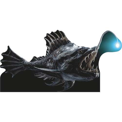 SP13140 Deep Water Anglerfish Angler Fish Cardboard Cutout Standee ...