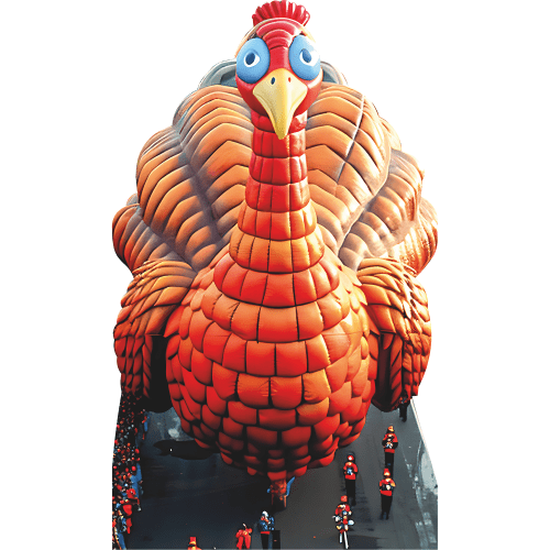 SP13164 Thanksgiving Turkey Parade Balloon March Cardboard Cutout ...