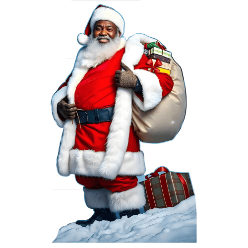 SP13169 Black Santa Claus Cardboard Cutout Standee Standup - Walmart.com