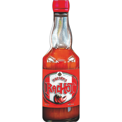 SP13208 6ft Freak Rad Hot Sauce Red Cayenne Pepper Bottle Cardboard ...