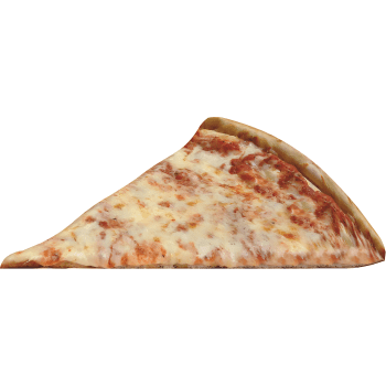 SP13217 New York Style Cheese Pizza Slice Cardboard Cutout Standee ...