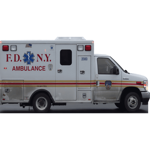 SP13257 New York Ambulance 911 Emergency Hospital Vehicle Cardboard ...