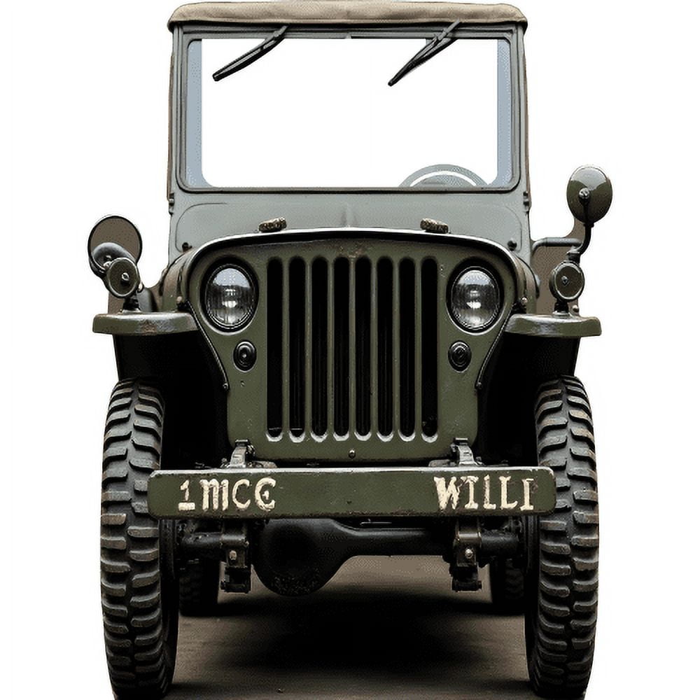 SP13296 WW2 World War 2 HumVee Military SUV Car Stand In Cardboard ...