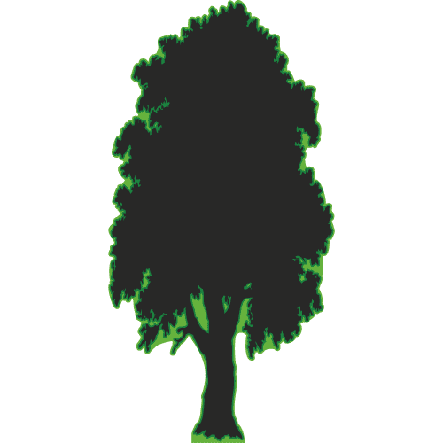 SP13357 Tree Silhouette Cardboard Cutout Standee Standup - Walmart.com