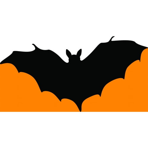 SP13362 Spooky Bat Silhouette Cardboard Cutout Standee Standup ...
