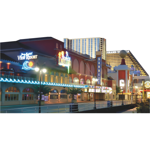 SP13513 Atlantic City Boardwalk New Jersey Beach Cardboard Cutout ...