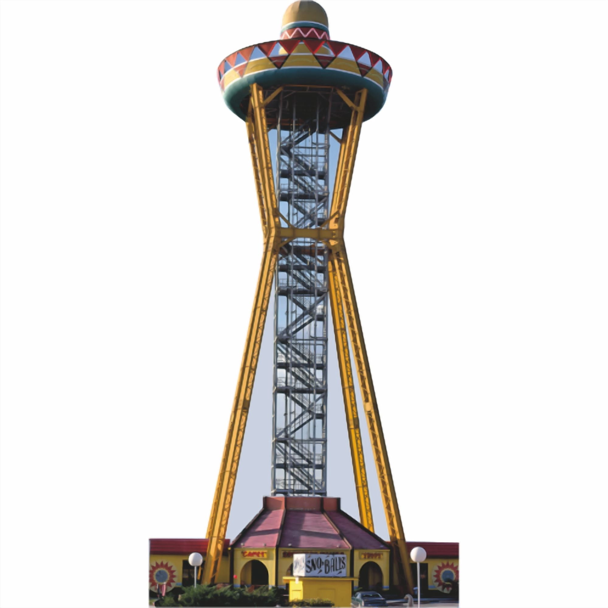 SP13539 South of the Border Sombrero Water Tower Roadside Attraction ...